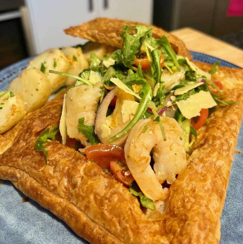 Gluten-Free Puff Pastry Prawn Tarts Recipe